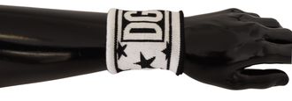 Dolce & Gabbana Elegantes Monochromes Wollarmband Herren-Set