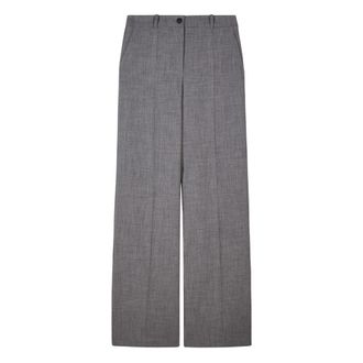 Patrizia Pepe Gerade geschnittene Stoffhose - - Trousers - Damen - Grau - XL