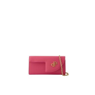 Patou JP Chain Clutch - - Bags - Damen - Rosa - ONE SIZE