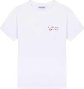 Maison Labiche T-shirt Popincourt brod&eacute; en coton biologique