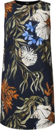 Marella Femme, Robes, Noir, Taille: 36 FR Sultano Printed Dress