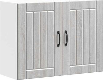 vidaXL Küchen-Hängeschrank Lucca Grau Sonoma Holzwerkstoff - Vidaxl