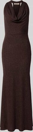 Rinascimento Slim Fit Abendkleid in Glitzer-Optik