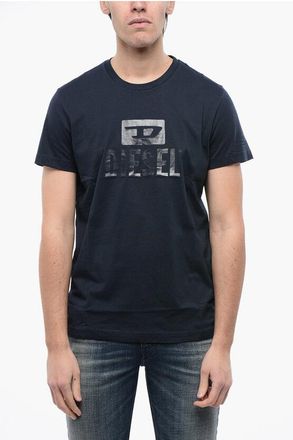 Diesel Solid Color T-DIEGO Crew-neck T-shirt with Tone on Tone Logo size 3xl