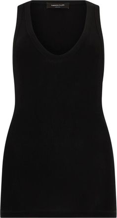 Fabiana Filippi Femme, Tops, Noir, Taille: 44 FR Sleeveless Top