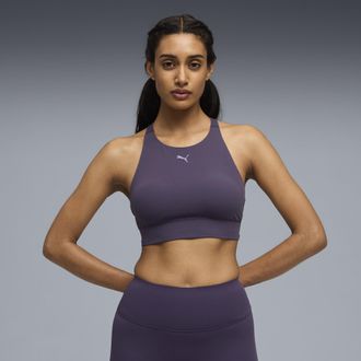 Puma Brassi&egrave;re &agrave; col haut SHAPELUXE Femme, V&ecirc;tements, Violet, XXL