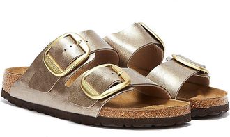 Birkenstock Brikenstock Arizona Metallischer Slipper