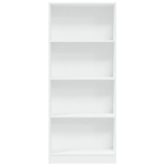 Generic B&uuml;cherregal, Modernes, Minimalistisches Offenes Lagerregal, Ausstellungsregal f&uuml;r Wohnzimmer, B&uuml;ro und Schlafzimmer (Wei&szlig; 60)