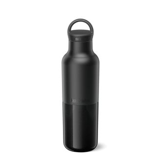 Klean Kanteen Rise klassische Isolierflasche aus Edelstahl, mit Bogenschlaufenverschluss, in der Farbe Schwarz, Fassungsverm&ouml;gen: 590 ml, 1011489