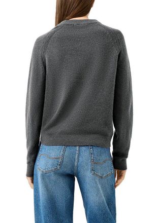 QS by s.Oliver Strickpullover Winterpullover mit Stretch