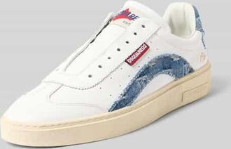 Dsquared2 Sneaker mit Kontrastbesatz aus Denim