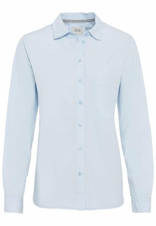 Camel Active Damen Hemdbluse aus Organic Cotton Hellblau, Womenswear-M