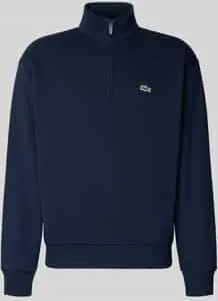 Lacoste Regular Fit Troyer aus Baumwoll-Mix
