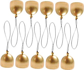 Cabilock 10 St&uuml;ck Teiliges Vintage Stil mit Angenehmem Klang Vielseitig f&uuml;r DIY basteln Weihnachtsdeko Handwerksprojekte Nostalgische H&auml;ngedekoration f&uuml;r Innen