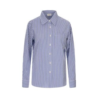 P.A.R.O.S.H. P.a.r.o.s.h., Femme, Blouses et Chemises, Bleu, Taille: 36 FR Camicia