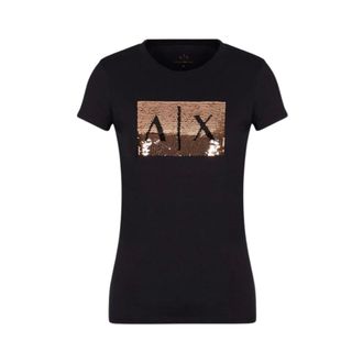 A|X Armani Exchange Damen, Oberteile, Schwarzk, MGr&ouml;&szlig;e
