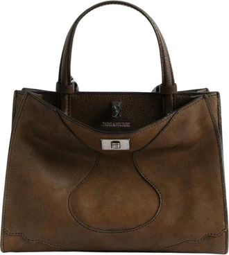 Zadig&Voltaire Jack Mini Suede - Femme - Sacs - Brun - Taille: ONE Size
