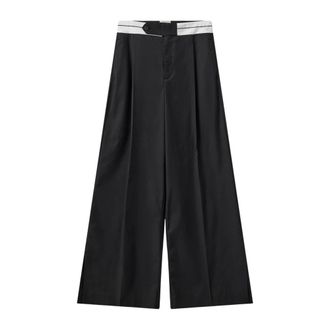 The Garment Weite Plissierte Hose - - Trousers - Damen - Schwarzk - S