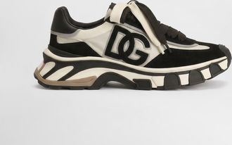 Dolce & Gabbana Dg Country Road Nylon And Leather Sneakers - Mann Sneakers White 42.5