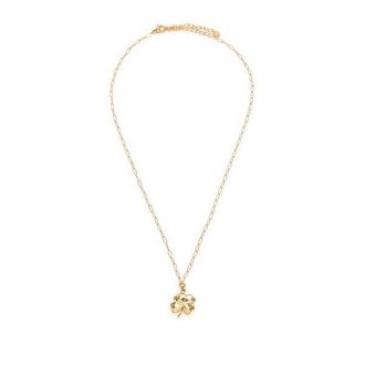 Au Printemps Paris Collier &agrave; pendantif tr&egrave;fle