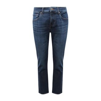 7 For All Mankind Slimmy Tape Hose Dunkelblau - - Jeans - Herren - Blau - W29