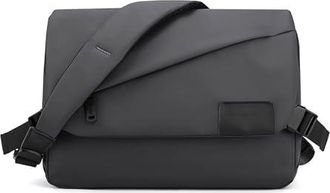 Generic Garhomtur Sac &agrave; bandouli&egrave;re en nylon pour homme - Grande capacit&eacute; - &Eacute;tanche - Pour les voyages daffaires, le travail, les r&eacute;unions, gris, one size