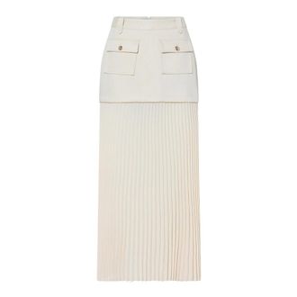 Bruuns Bazaar Femme, Jupes, Beige, Taille: 40 FR CalcareaBBShennia Skirt