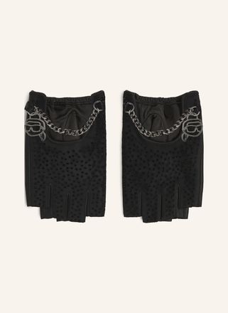 Karl Lagerfeld Handschuhe silber