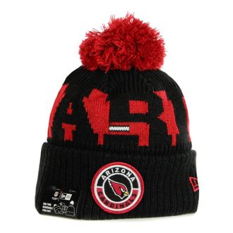 New Era NFL Pom Pom Herrenm&uuml;tze in Teamfarben - - Accessories - Herren - Schwarzk - ONE SIZE