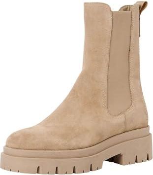 Tamaris Bottines Chelsea pour Femme 1-25992-41 - Beige - en Daim - Taille 41 EU, Beige Daim., 41 EU