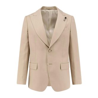 Lardini Homme, Vestes, Brun, Taille: 2XL Blazer &agrave; un bouton