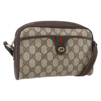 Gucci Pre-owned Canvas Cross Body Bag - - Pre-owned - Damen - Beige - ONE SIZE