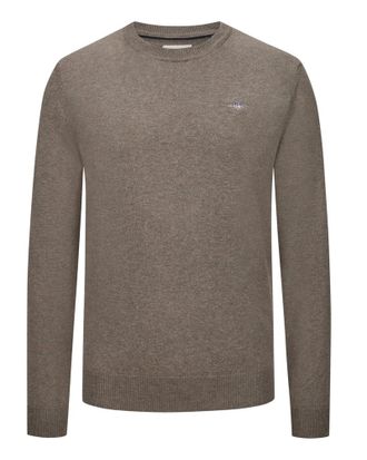 GANT Leichter Pullover aus einem Baumwollmix mit Logo-Stickerei in