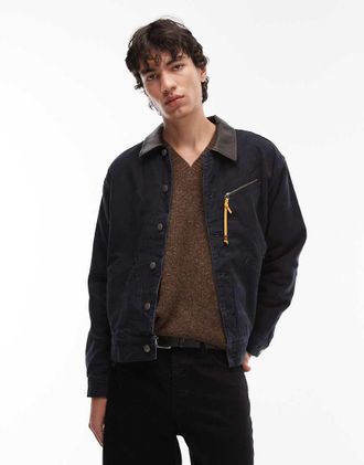 Dickies APAC - Veste matelass&eacute;e en toile - Bleu marine