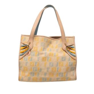 Fendi Pre-owned Canvas Tote - Femme - Pre-owned - Beige - Taille: ONE Size