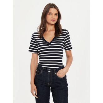 Tommy Hilfiger T-Shirt New Cody WW0WW40584 Dunkelblau Slim Fit