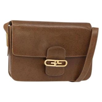 Gucci Pre-owned Leder Schultertasche - - Pre-owned - Damen - Braun - ONE SIZE