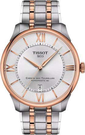 Tissot Chemin des Tourelles 42mm, Automatik, bis zu 80 Stunden Gangreserve Herrenuhr T139.407.22.038.00