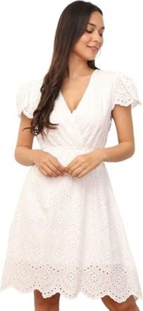 La Modeuse Robe patineuse en broderie anglaise