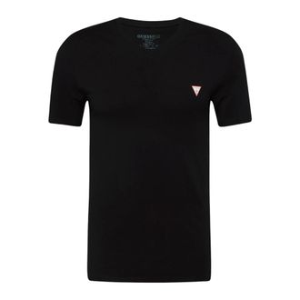 Guess Homme, Tops, Noir, Taille: 2XL TShirt MC col V coton stretch