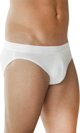Zimmerli Herren Slip weiß Viskose/Modal unifarben