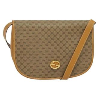 Gucci Pre-owned Cuir sacs-gucci - Femme - Pre-owned - Beige - Taille: ONE Size
