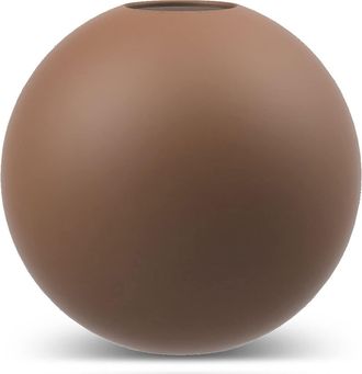 Cooee Design Ball Vase 10cm Coconut
