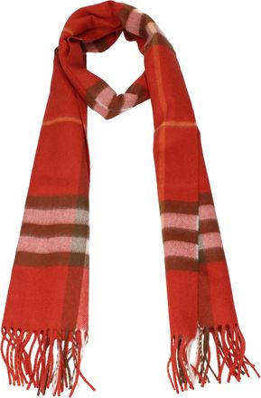 Burberry &Eacute;charpe Burberry Et Cachemire Rouge