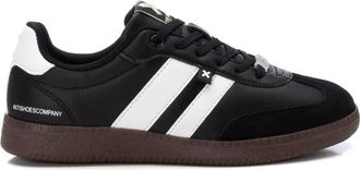Xti Damen 143485 Sneaker, schwarz/weiß, 38 EU