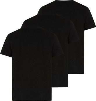 Lacoste T-Shirt (Packung, 3-tlg) Rundhalsausschnitt, reine Baumwolle, Regular Fit