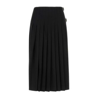 Burberry Lucette Midirock - - Skirts - Damen - Schwarzk - 2XS