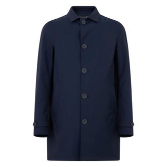 Herno Trenchcoat mit Kn&ouml;pfen - - Coats - Herren - Blau - L