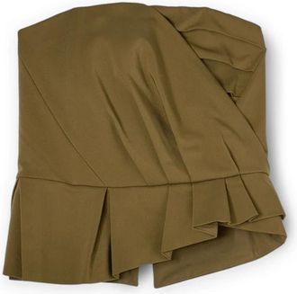 Motivi Femme, Tops, Vert, Taille: 46 FR Haut Bustier Drap&eacute;