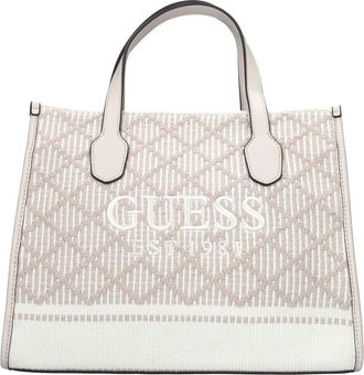 Guess Femme, Sacs, Beige, Taille: ONE Size Silvana 2 Compartment Tote